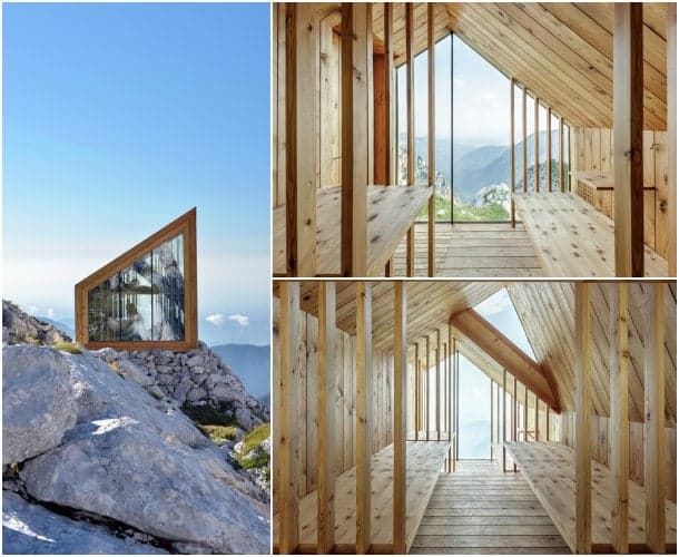 Refugio alpino Skuta: con 3 módulos prefabricados | Peak House
