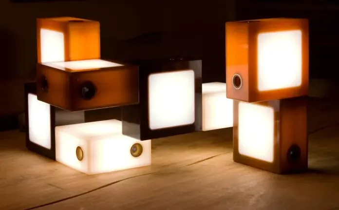 TwistTogether: lámpara LED tipo Lego, que también decora